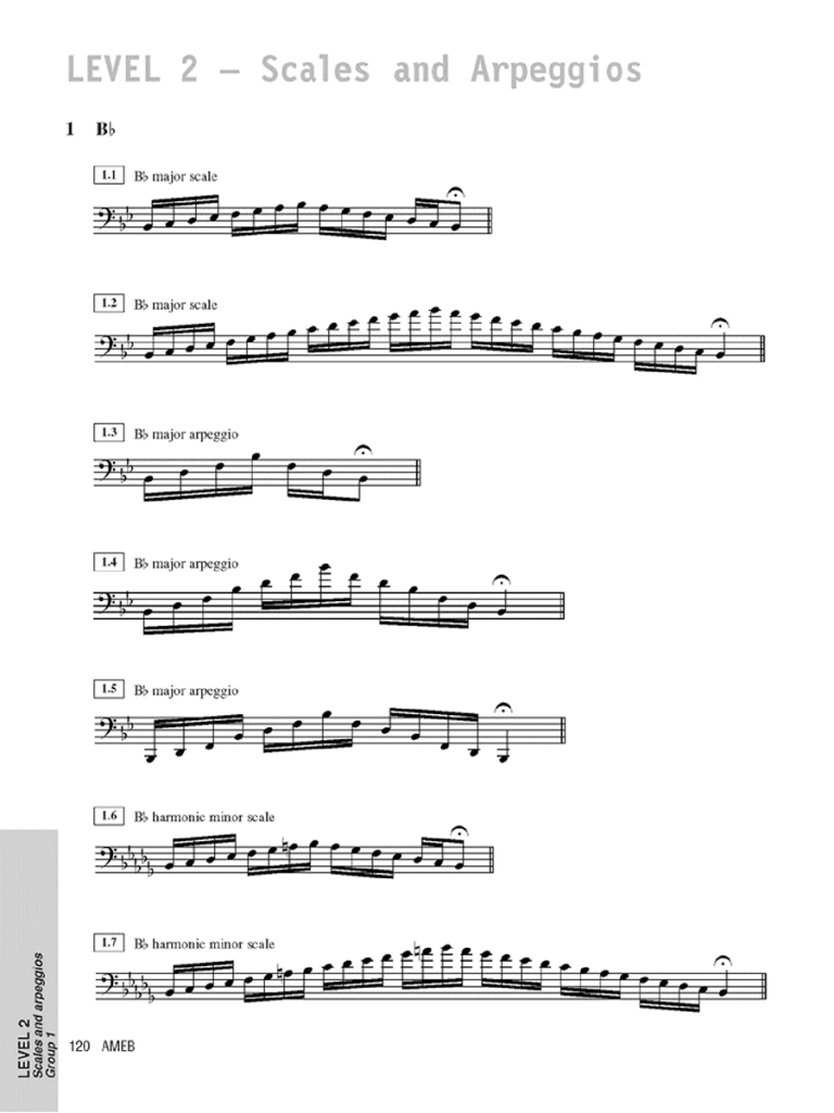 AMEB Technical Workbook for Trombone, Tuba & Euphonium - Leisure Coast ...